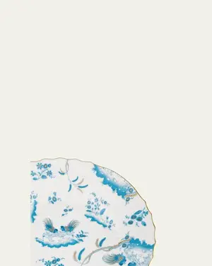 GINORI 1735 Oro Di Doccia Flat Plate, Turchese