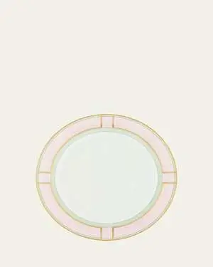 GINORI 1735 Diva Colonna Flat Plate, Rosa Pink