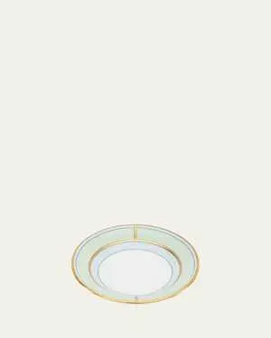 GINORI 1735 Diva Colonna Coffee Saucer, Verde