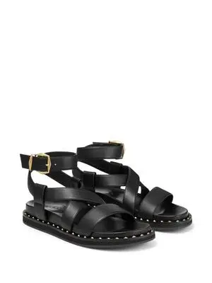 JIMMY CHOO Blaise Leather Sandals