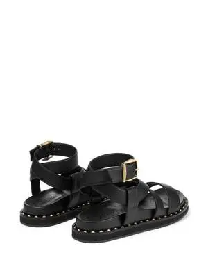 JIMMY CHOO Blaise Leather Sandals