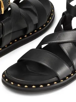 JIMMY CHOO Blaise Leather Sandals
