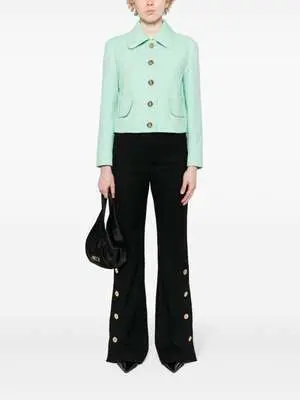 PATOU Tweed Flared Trousers