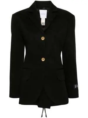 PATOU Twill Blazer With Tie-fastening Straps