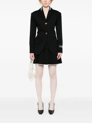 PATOU Twill Blazer With Tie-fastening Straps