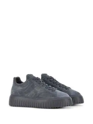 Hogan H-stripes Suede Sneakers