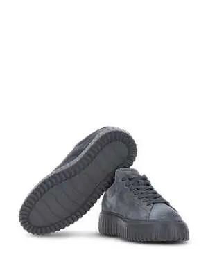 Hogan H-stripes Suede Sneakers