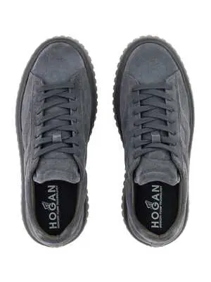 Hogan H-stripes Suede Sneakers