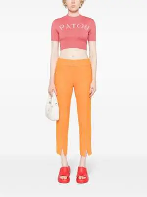 PATOU Intarsia-knit Top