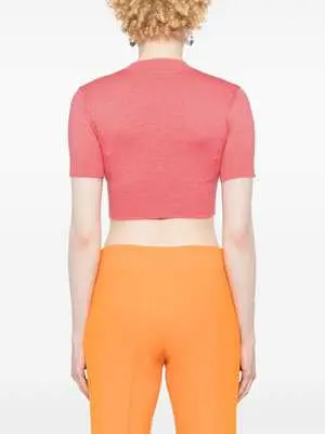 PATOU Intarsia-knit Top