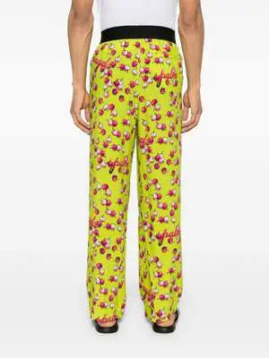 Palm Angels Cherry-print Trousers