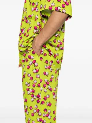 Palm Angels Cherry-print Trousers