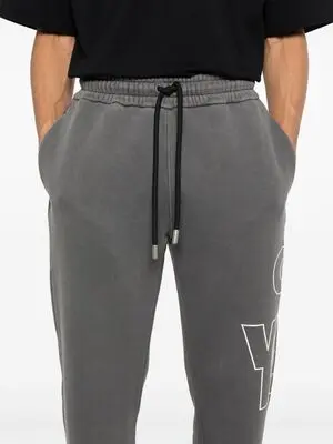 Off-White Logo-embroidered Straight Trousers