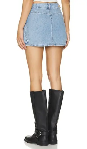 Blanknyc Head To Head Denim Skirt