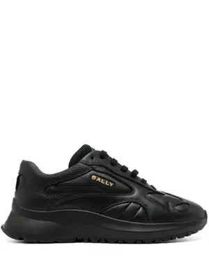 Bally Panelled Leather Sneakers