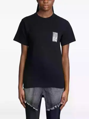 Balenciaga Barcode-print T-shirt - Black
