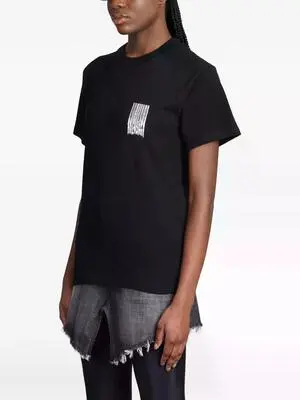 Balenciaga Barcode-print T-shirt - Black
