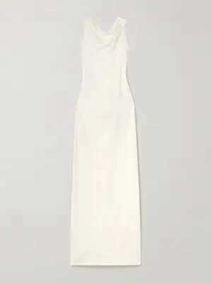 Proenza Schouler Selena Twisted Open-back Crepe Gown