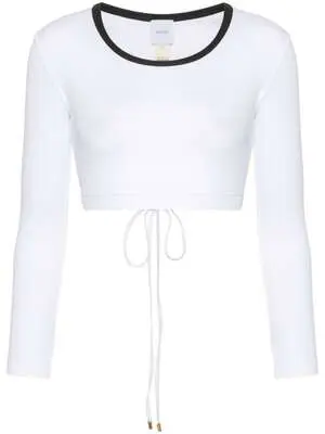 Patou Fine-ribbed Cropped Top