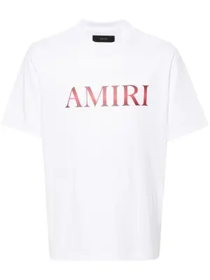 Amiri Logo-print Cotton T-shirt - White