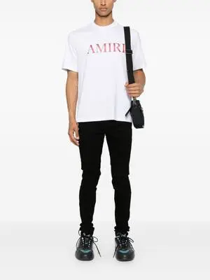 Amiri Logo-print Cotton T-shirt - White