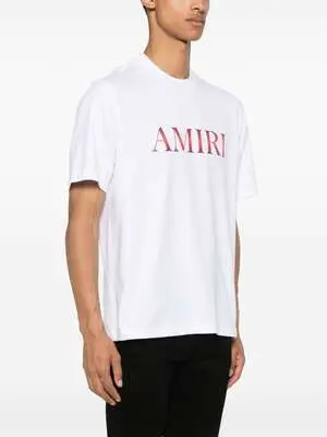 Amiri Logo-print Cotton T-shirt - White