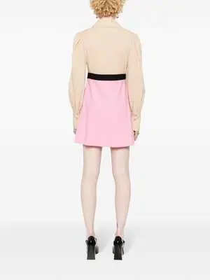 Patou Two-tone Mini Dress
