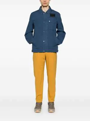 Barbour Workers Cotton Shirt Jacket - Blue