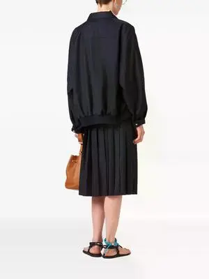 Miu Miu Pleated Midi Skirt