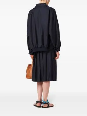 Miu Miu Pleated Midi Skirt