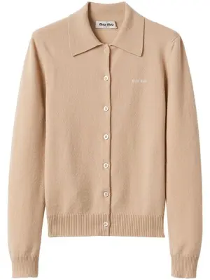 Miu Miu Ribbed Cardigans For Women