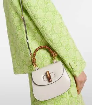 Gucci Bamboo 1947 Mini Top-handle Bag - White