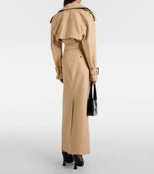Wardrobe.NYC Drill Cotton Maxi Skirt - Neutrals