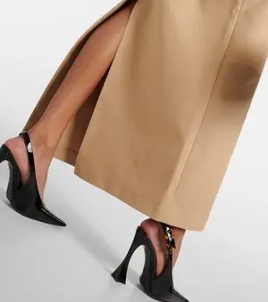 Wardrobe.NYC Drill Cotton Maxi Skirt - Neutrals
