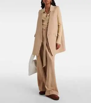 JOSEPH Atlas High-rise Wide-leg Pants