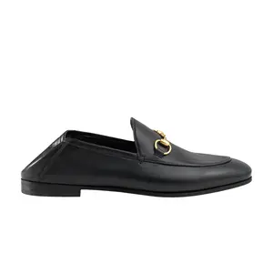 Gucci Leather Horsebit Loafer - Black