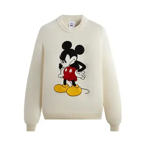 Kith For Mickey & Friends Mickey Crewneck Sweater - Cream