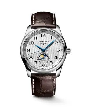 LONGINES Master Watch 40mm - White/brown