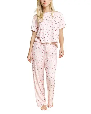 Honeydew Intimates Printed Pajama Set Marzipan Hearts
