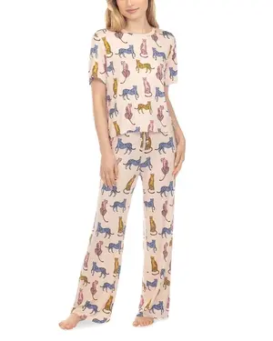 Honeydew Intimates Printed Pajama Set - Salty Cheetah