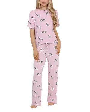 Honeydew Intimates Printed Pajama Set Strawberry Tigers