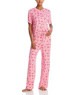 Honeydew Intimates Printed Pajama Set Sundown Cherries