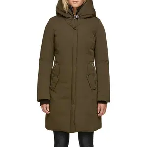 Soia & Kyo Slim Fit Hooded Down Coat