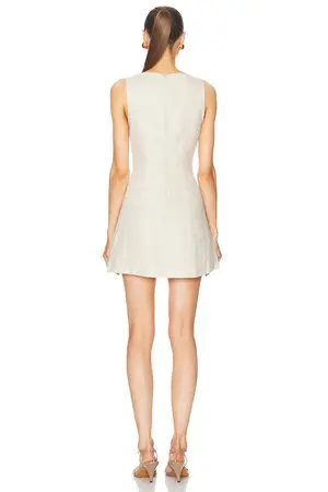 Lpa Seina Mini Dress - Natural Linen