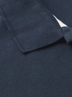 Vilebrequin Slim-fit Logo-embroidered Cotton-piqué Polo Shirt - Blue