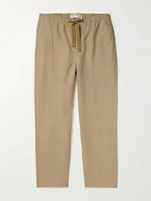 Orlebar Brown Alex Tapered Linen Trousers - Neutrals