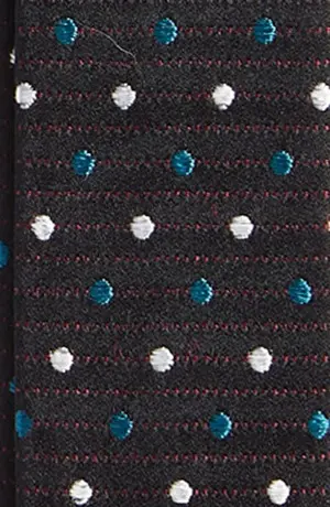 CLIFTON WILSON Polka Dot Silk Suspenders