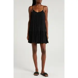Elan Ruffle Trim Cover-up Dress