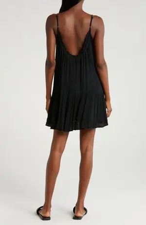 Elan Ruffle Trim Cover-up Dress
