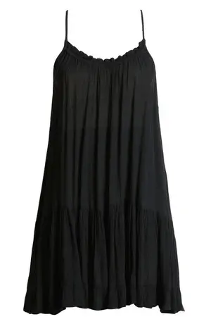 Elan Ruffle Trim Cover-up Dress